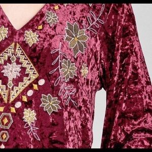 Tops | Gorgeous Crushed Velvet Top | Poshmark